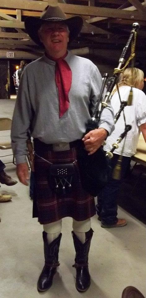 Rowdy Piper playing with the Cowboy band in Fallon, NV - 2011